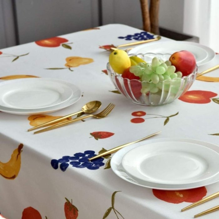 MANTEL RECTANGULAR ESTAMPADO POLYESTER - ESTAMPADO SURTIDO