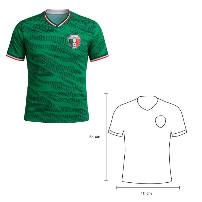 Playera XS Tricolor Unisex México